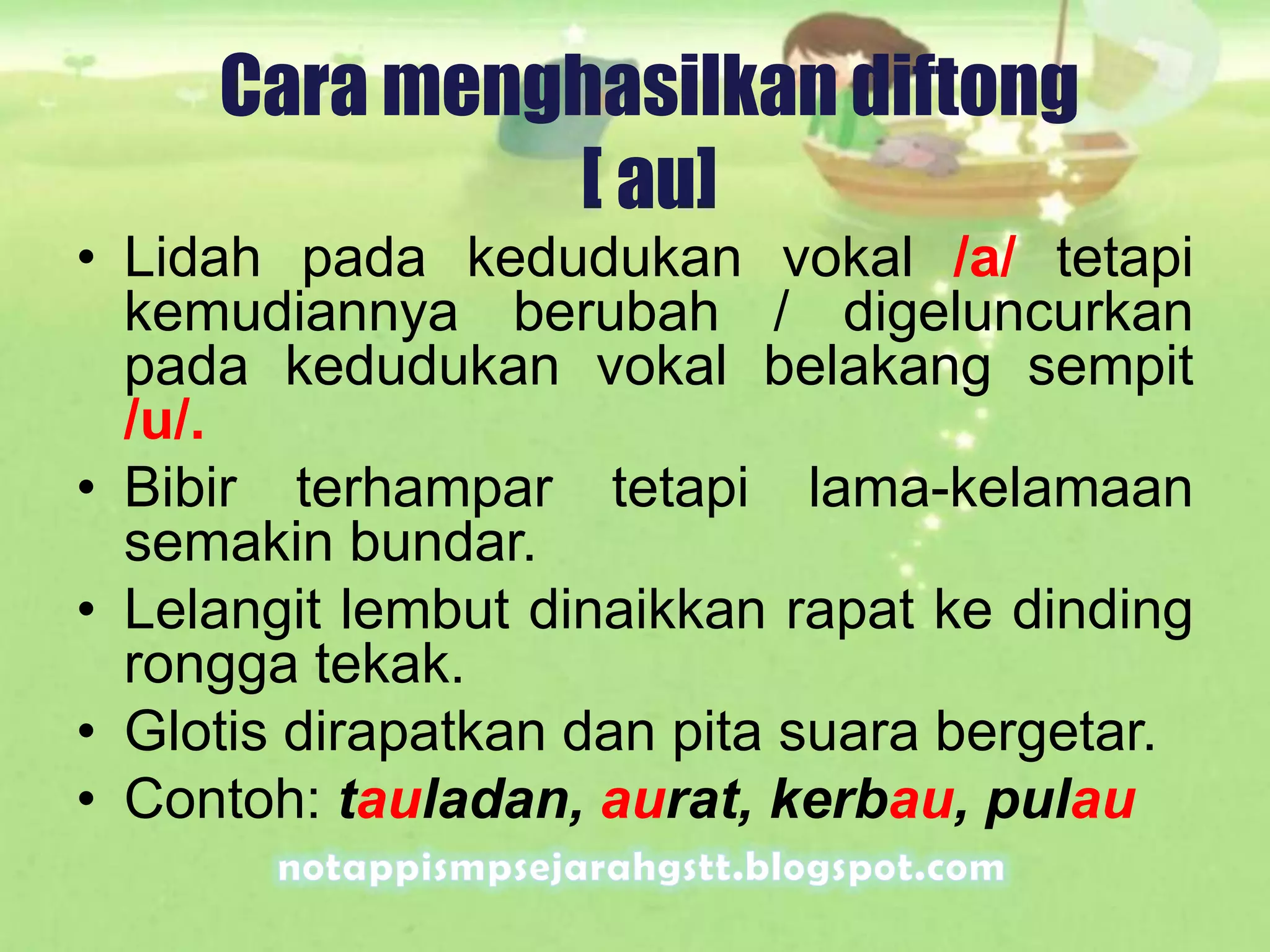 Pengenalan diftong | PPSX