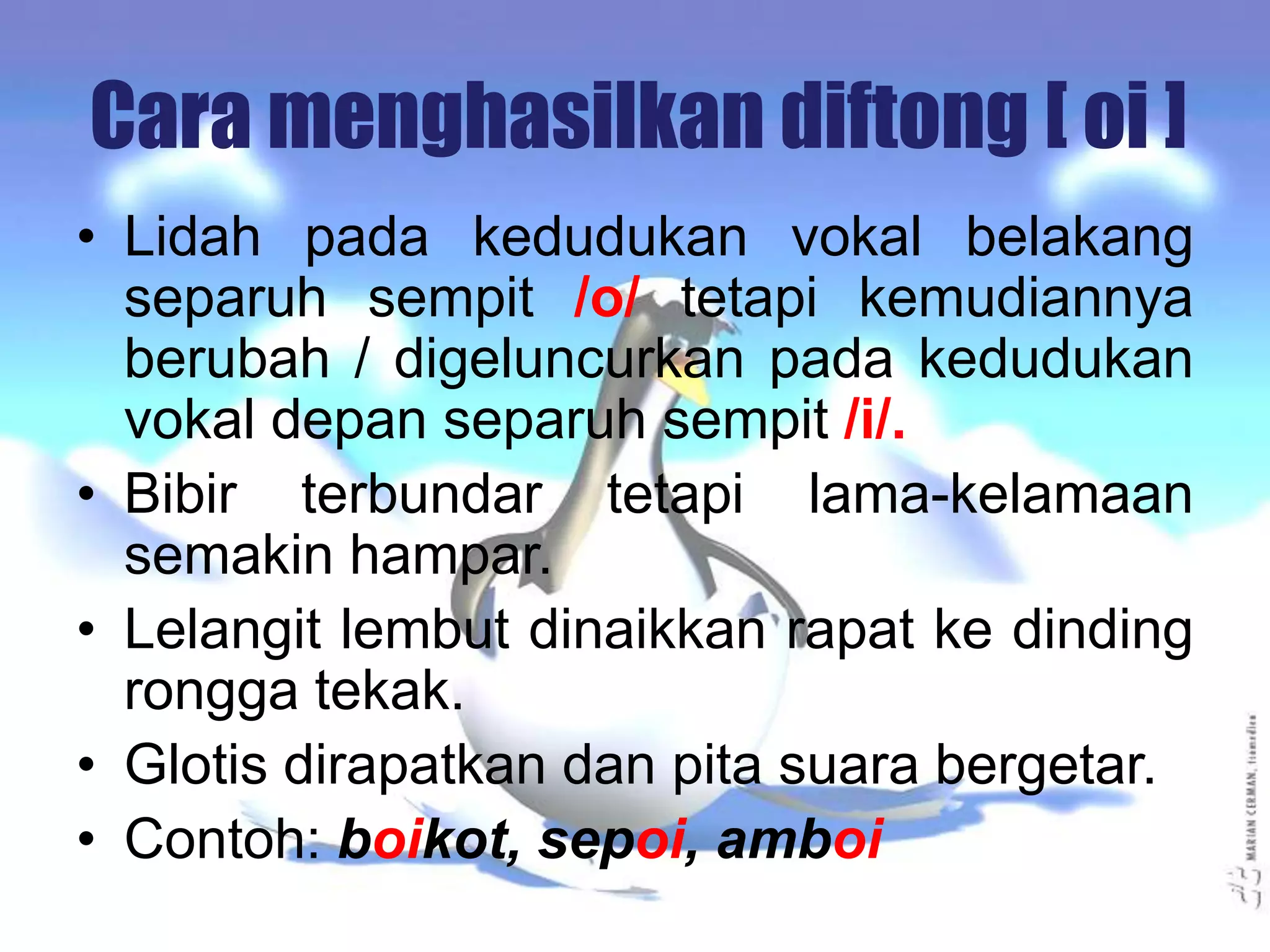 Pengenalan diftong | PPSX