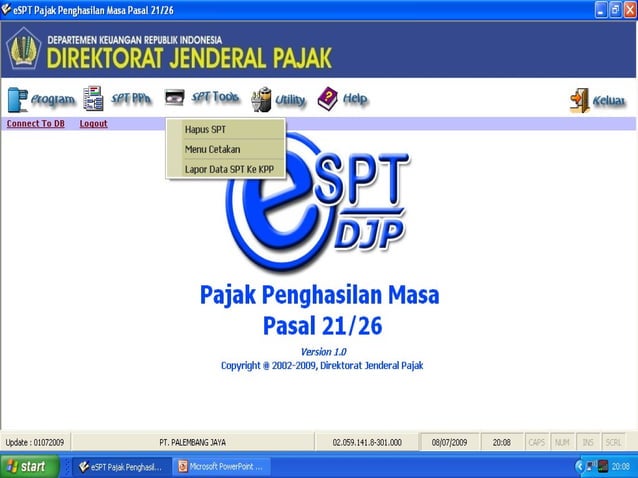 Mengenal e-SPT Masa PPh Pasal 21 | PPT