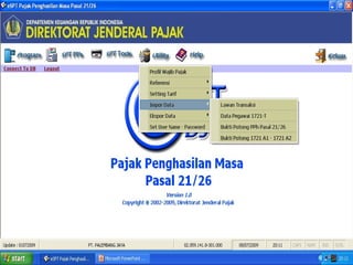 Mengenal e-SPT Masa PPh Pasal 21 | PPT