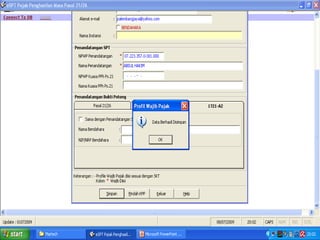 Mengenal e-SPT Masa PPh Pasal 21 | PPT