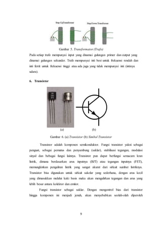 Pengenalan elektronika dan_komponen_dasa | DOCX