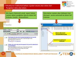 Pengenalan endnote | PPTX
