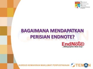 Pengenalan endnote | PPTX