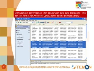 Pengenalan endnote | PPTX