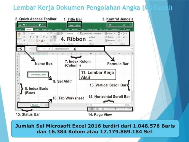 PENGENALAN DASAR EXCEL KELAS 8 - RG.pptx