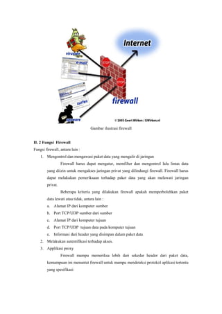 Pengenalan Firewall Dan IPTables Pada Jaringan Komputer | PDF