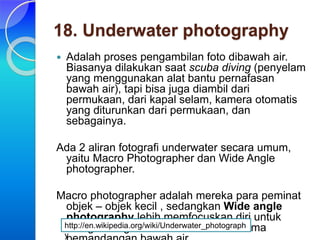 Pengenalan Fotografi (3) Jenis-Jenis Fotografi - SMK NU Balikpapan | PPTX