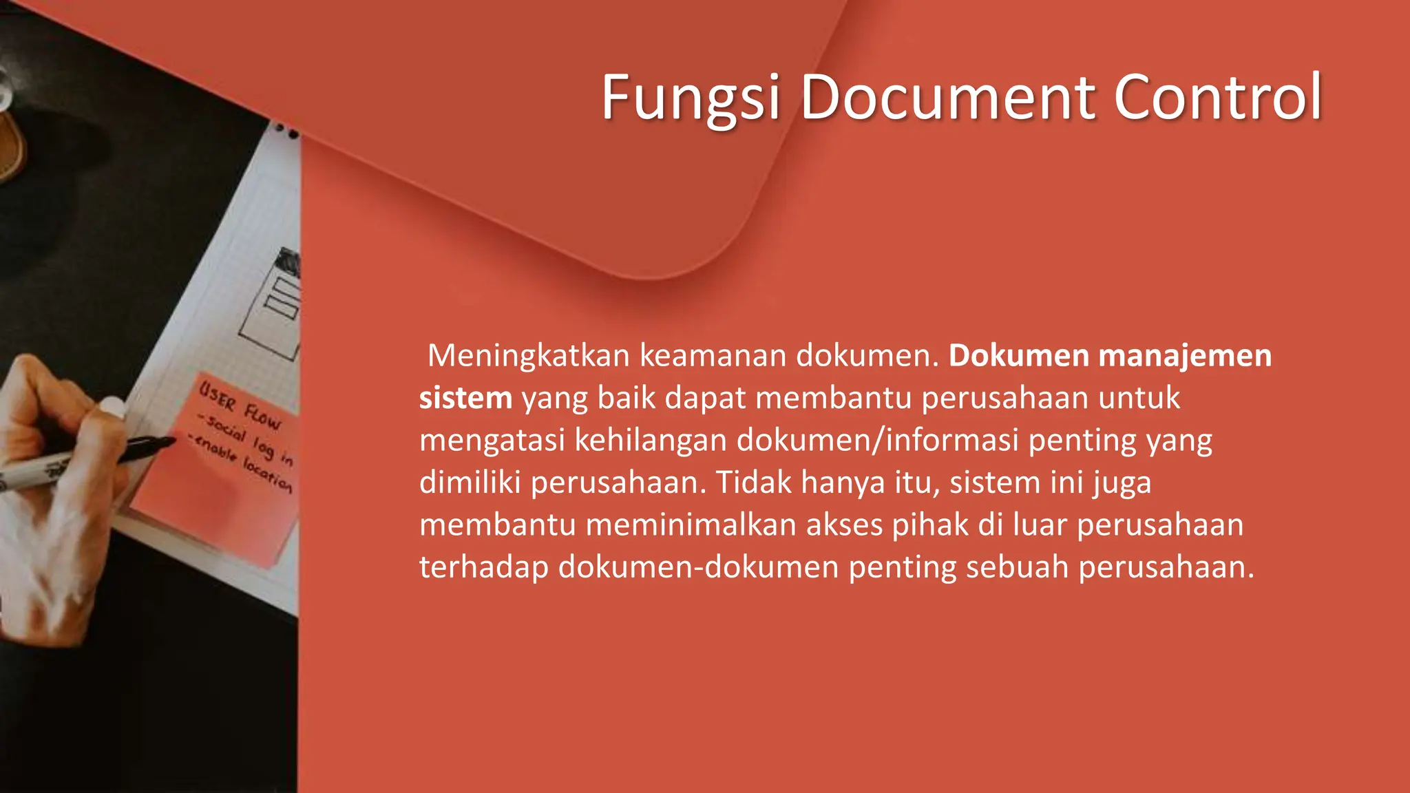 Pengenalan fungsi dokumen kontrol dan perannya dalam implementasi ...