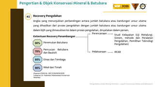 Pengenalan Good Mining Practice - Aspek Konservasi Mineral & Batubara_.pptx