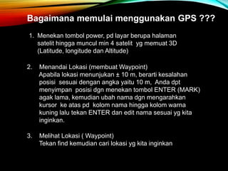Pengenalan GPS dan Aplikasinya | PPT