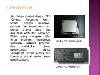 Pengenalan hardware | PPT