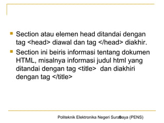 Pengenalan html | PPT