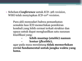 Pengenalan dan Pengantar ICD “International Classification of Diseases” | PDF
