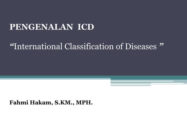 ICD-10 | PPT