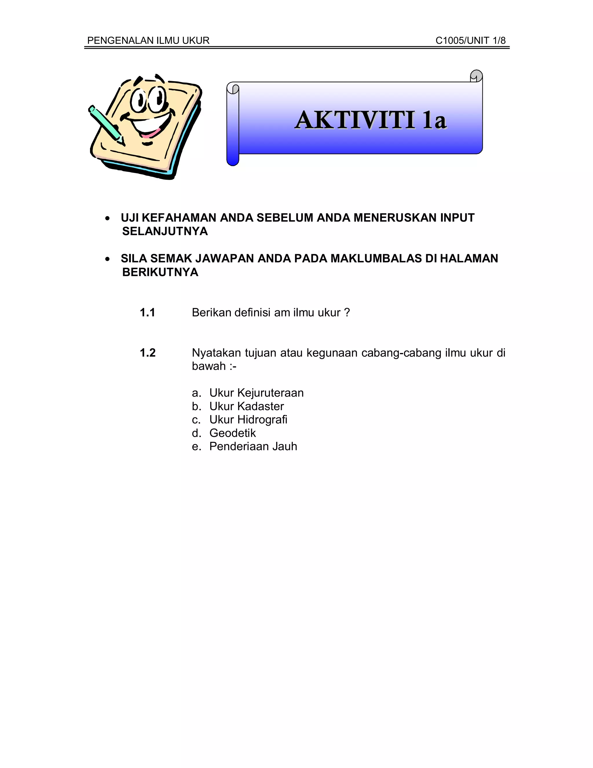 Pengenalan ilmu ukur | PDF