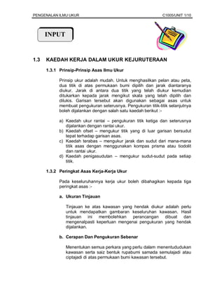 Pengenalan ilmu ukur | PDF