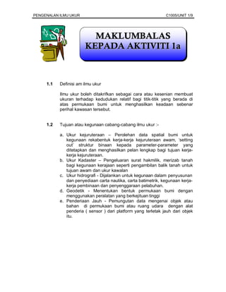 Pengenalan ilmu ukur | PDF