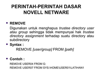 Pengenalan Instalasi Novell Netware | PPT