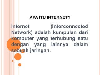 Pengenalan internet | PPT