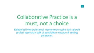 Pengenalan IPE dalam kolaborasi kesehatan | PDF