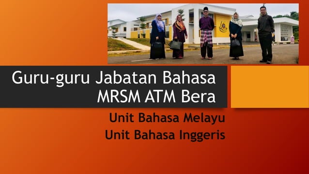 Pengenalan Jabatan Bahasa MRSM ATM BERA 2021 | PDF