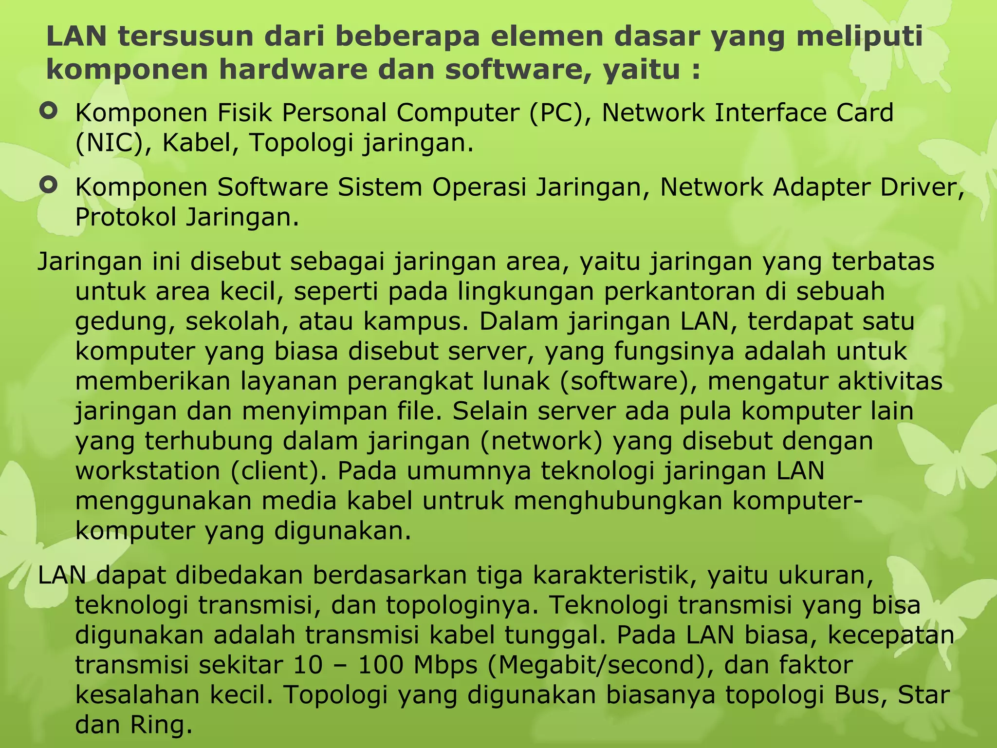 Pengenalan jaringan komputer | PPT