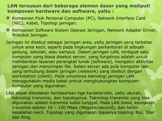 Pengenalan jaringan komputer | PPT