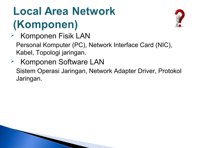 Pengenalan Local Area Network | PPT
