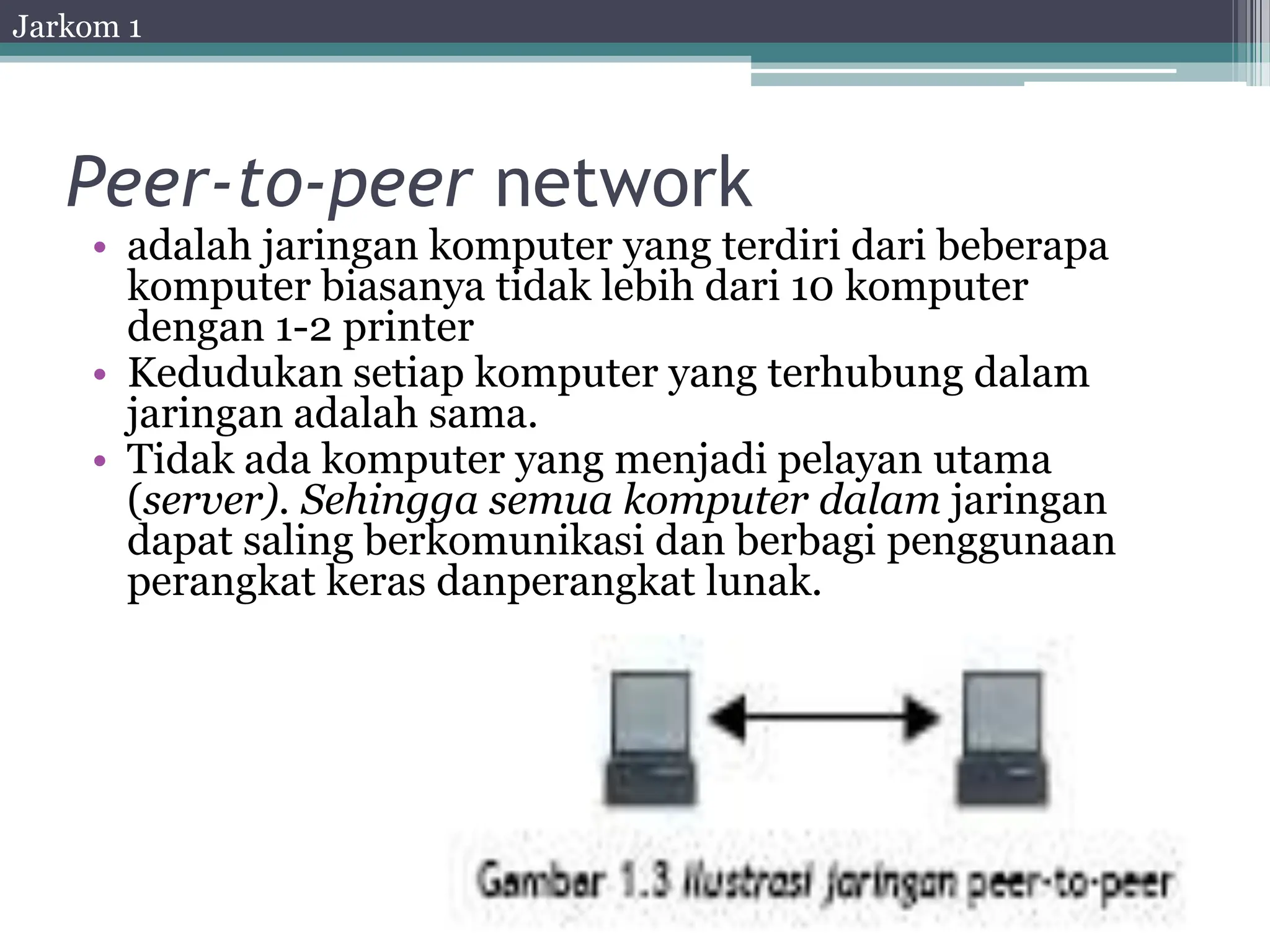 pengenalan jaringan komputer dan pemahaman dasar jaringan | PPT