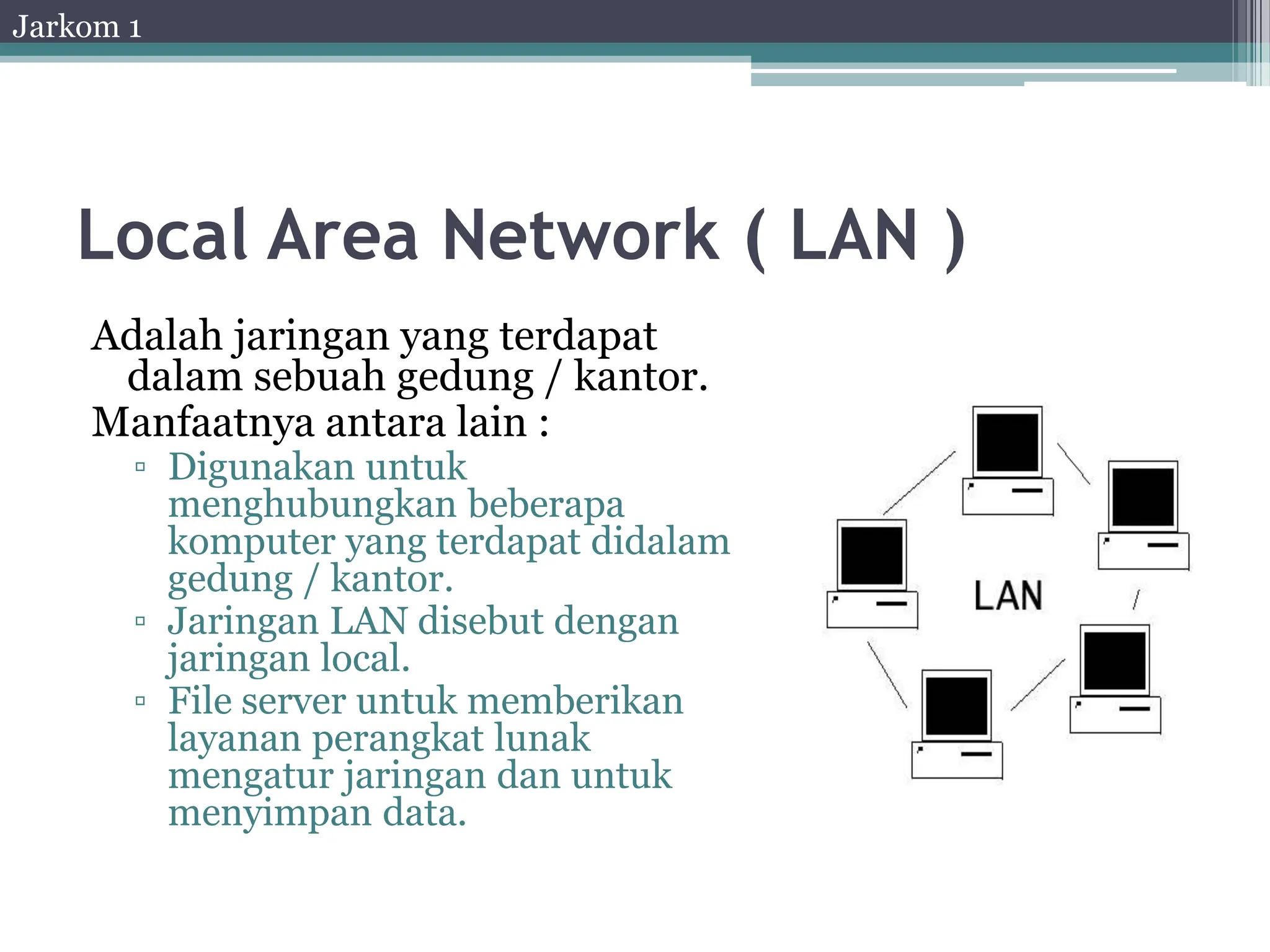pengenalan jaringan komputer dan pemahaman dasar jaringan | PPT