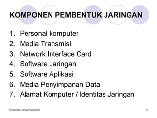 Pengenalan Jaringan Komputerrrrrrrrr.ppt
