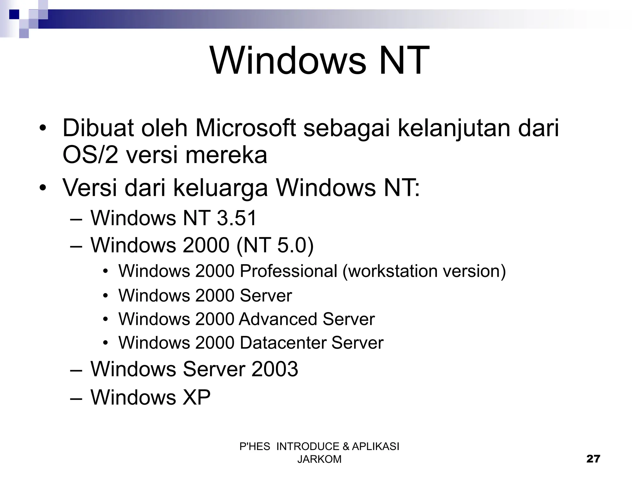 Pengenalan Jaringan Komputer Dasar .PPT