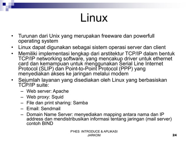 Pengenalan Jaringan Komputer Dasar .PPT