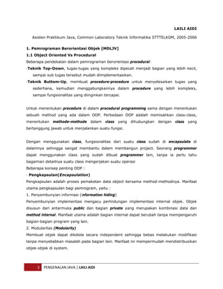 Pengenalan Java | PDF