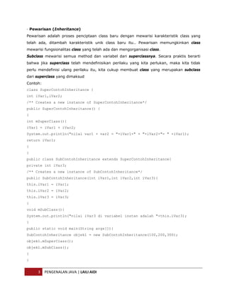 Pengenalan Java | PDF