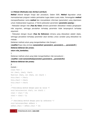 Pengenalan Java | PDF