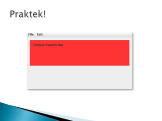 Pengenalan Java Swing | PPTX