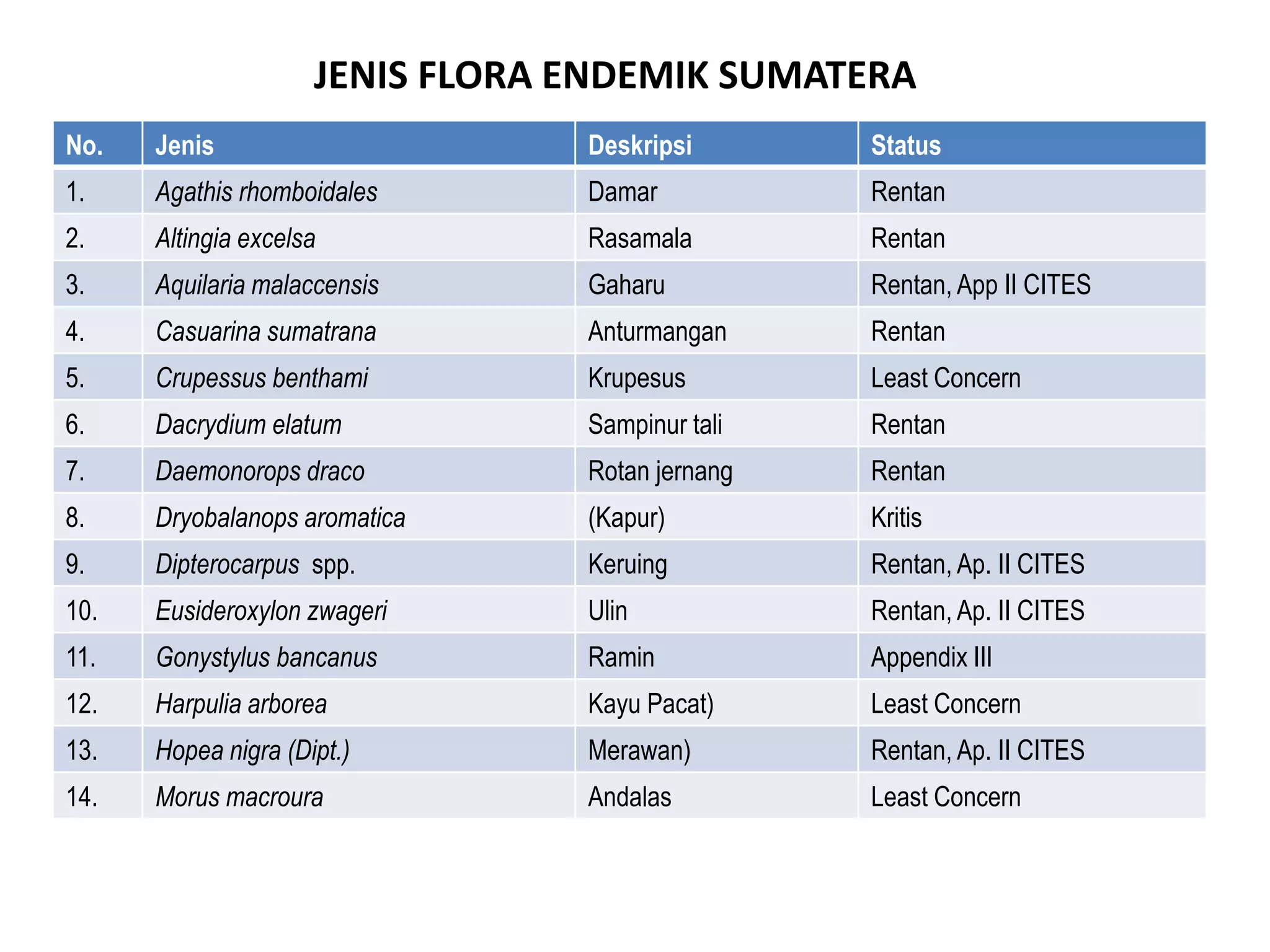 Pengenalan Flora Fauna Endemik Sumatera | PDF