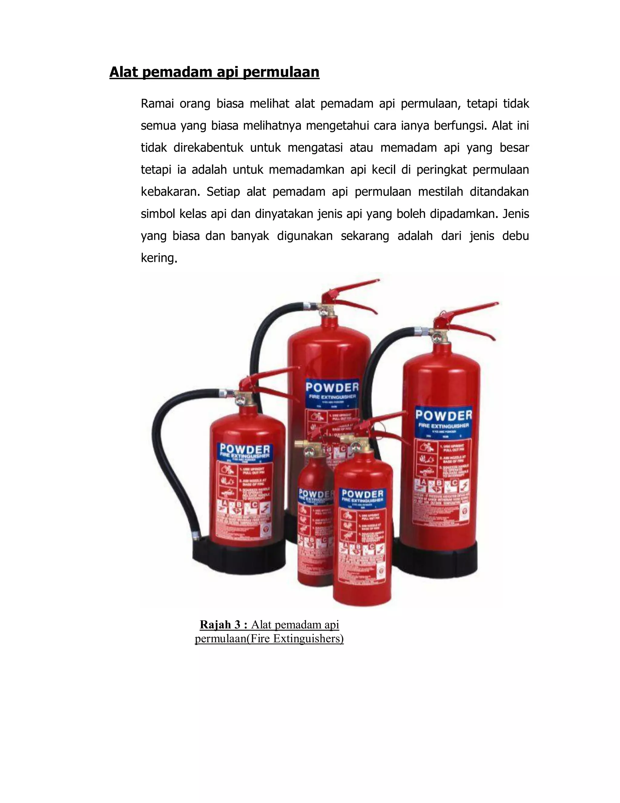 Pengenalan kebakaran dan tindakan (Asnan Alias) | PDF