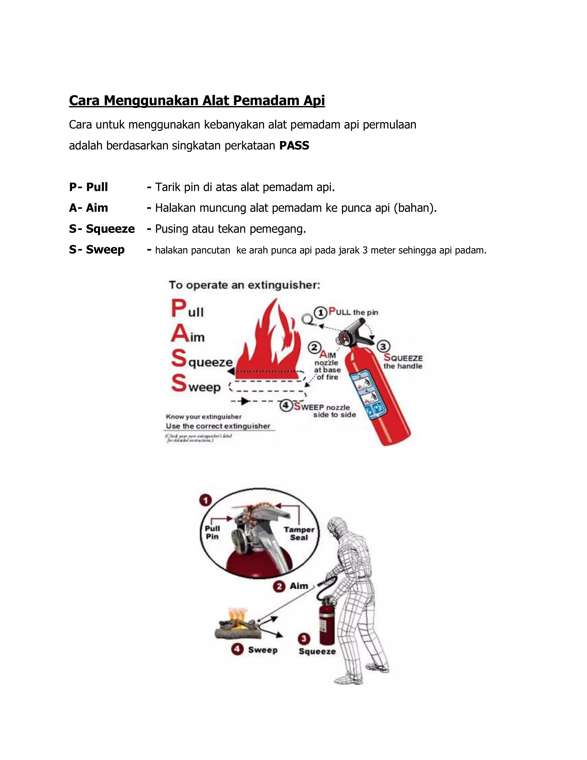 Pengenalan kebakaran dan tindakan (Asnan Alias) | PDF