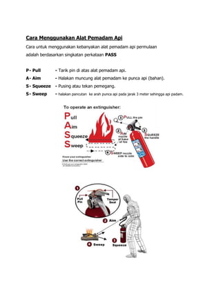 Pengenalan kebakaran dan tindakan (Asnan Alias) | PDF