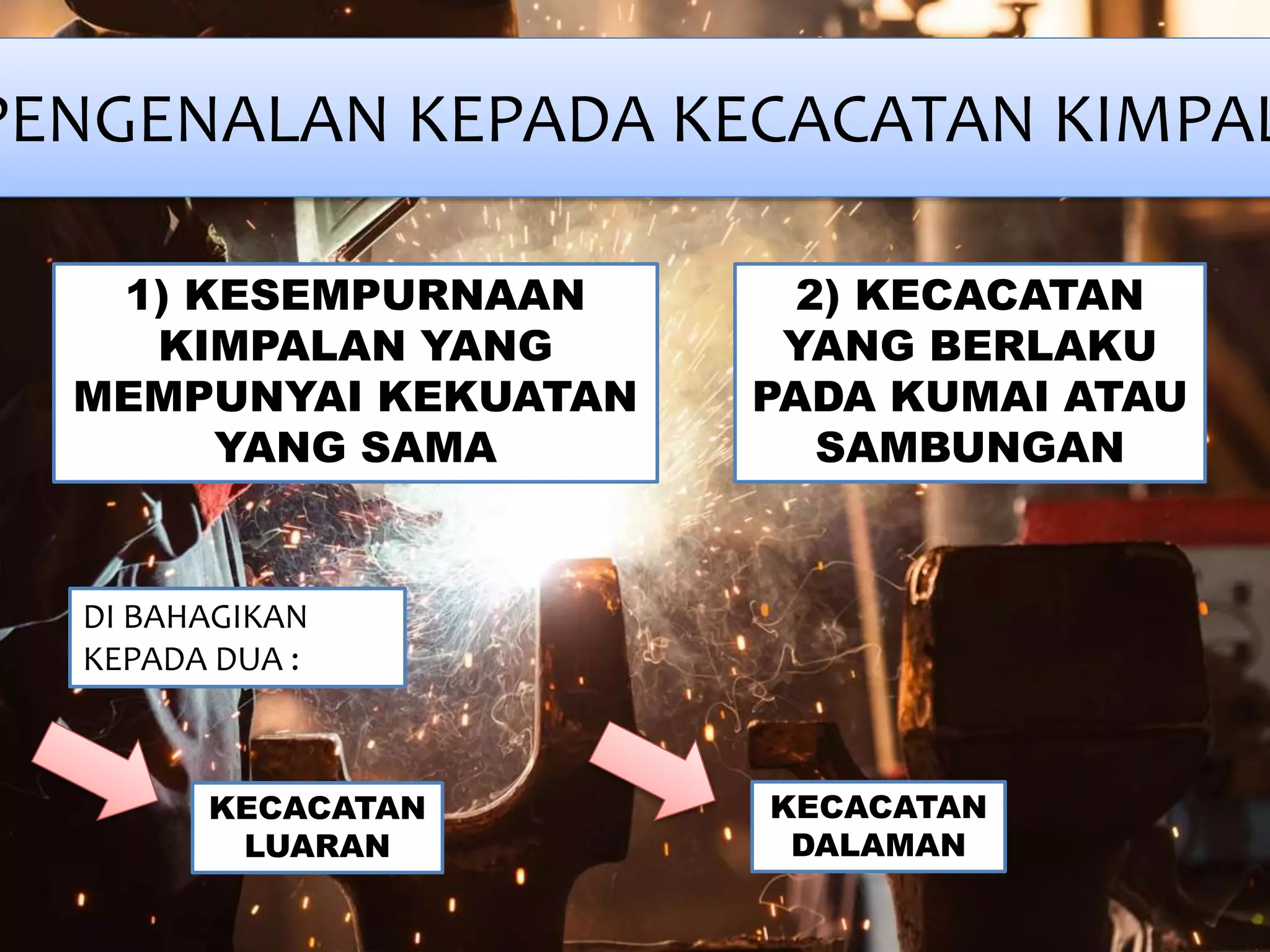 Pengenalan kepada kecacatan kimpal. | PPTX