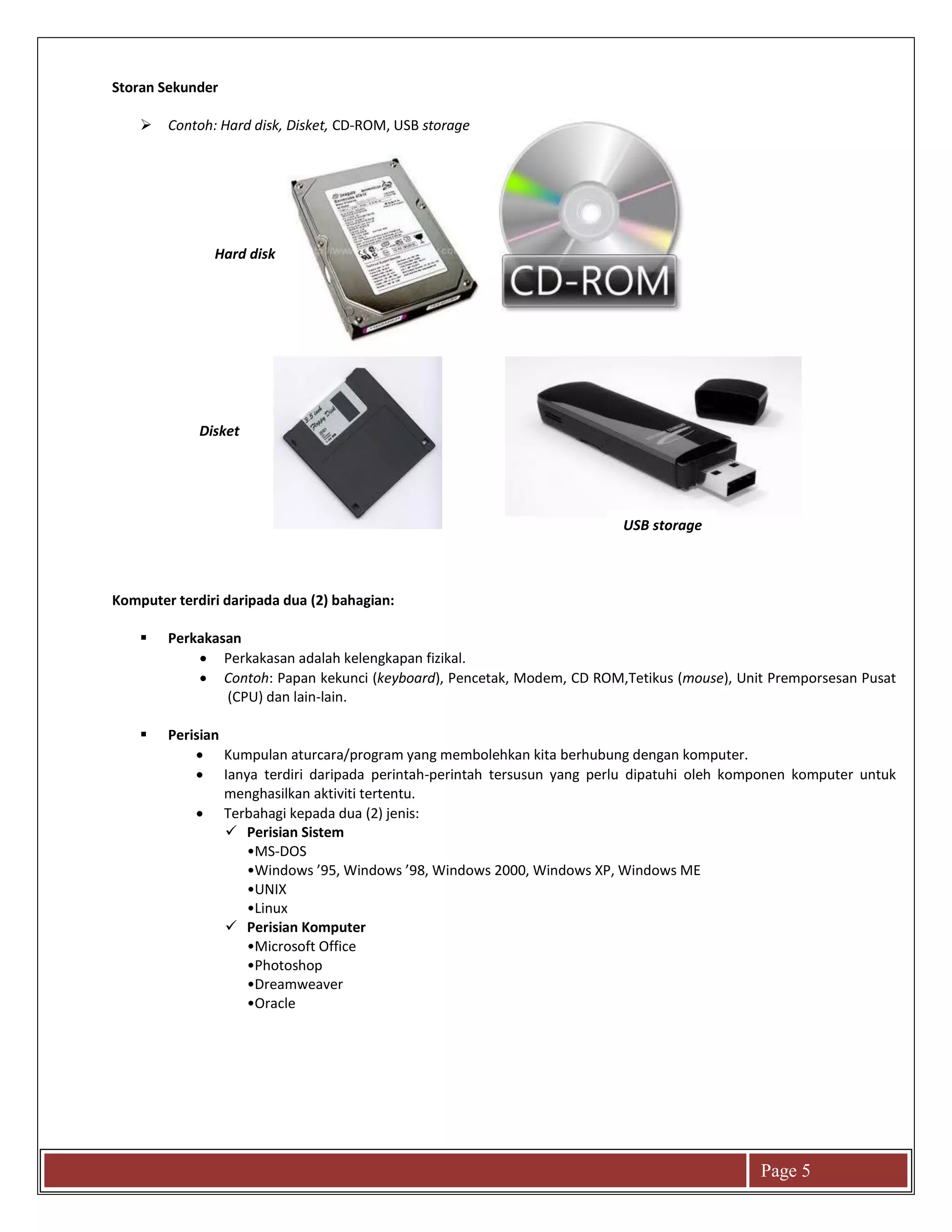 Pengenalan kepada komputer | PDF