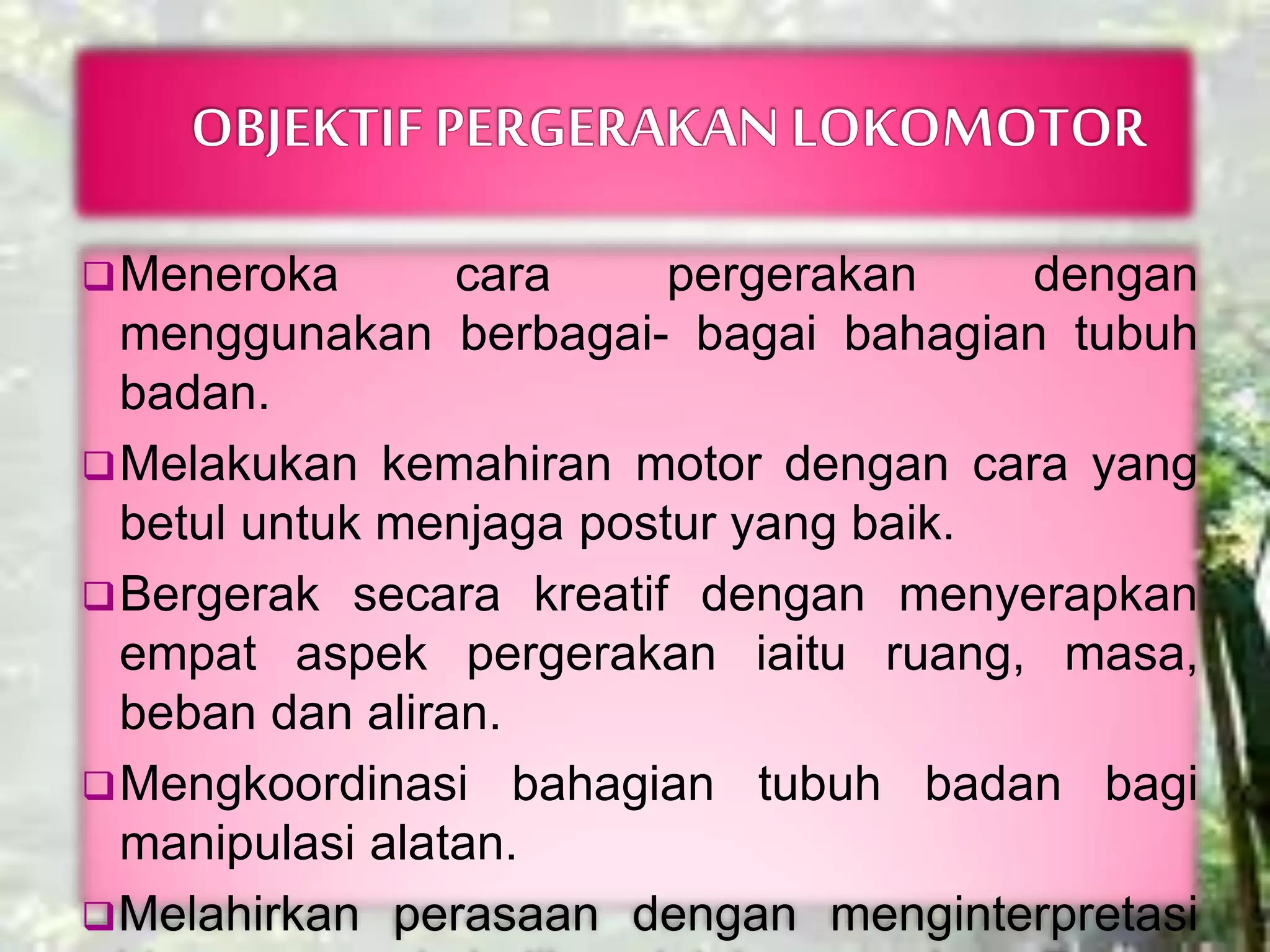 Pengenalan kepada konsep pergerakan | PPSX