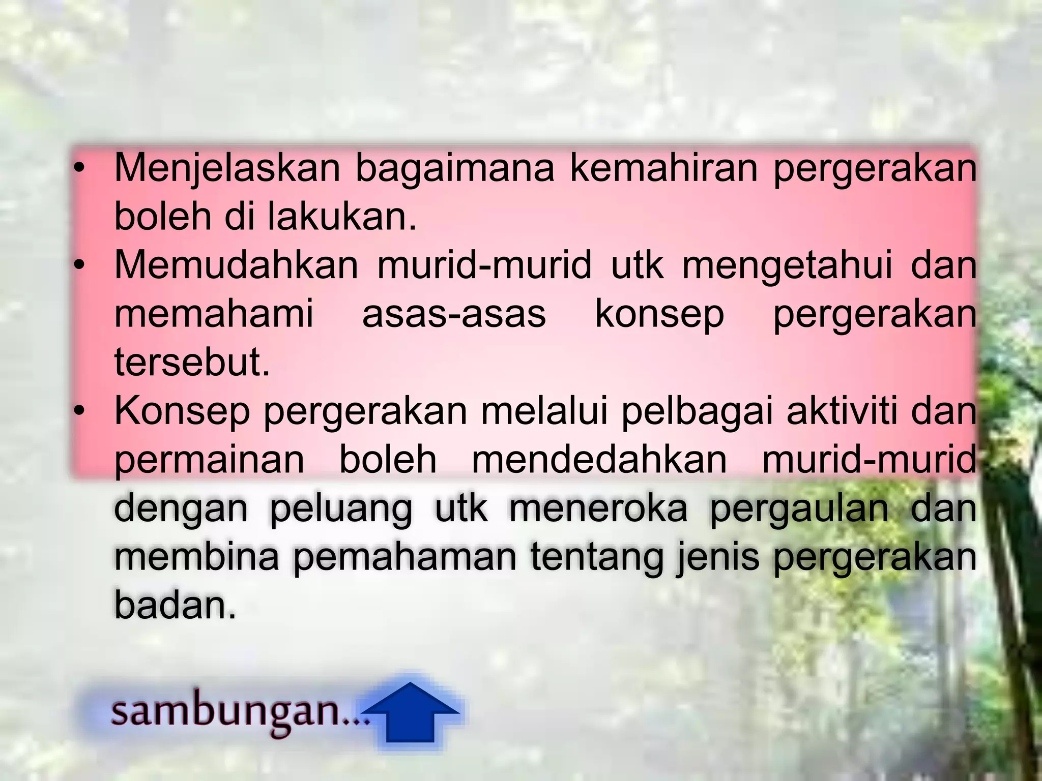Pengenalan kepada konsep pergerakan | PPSX