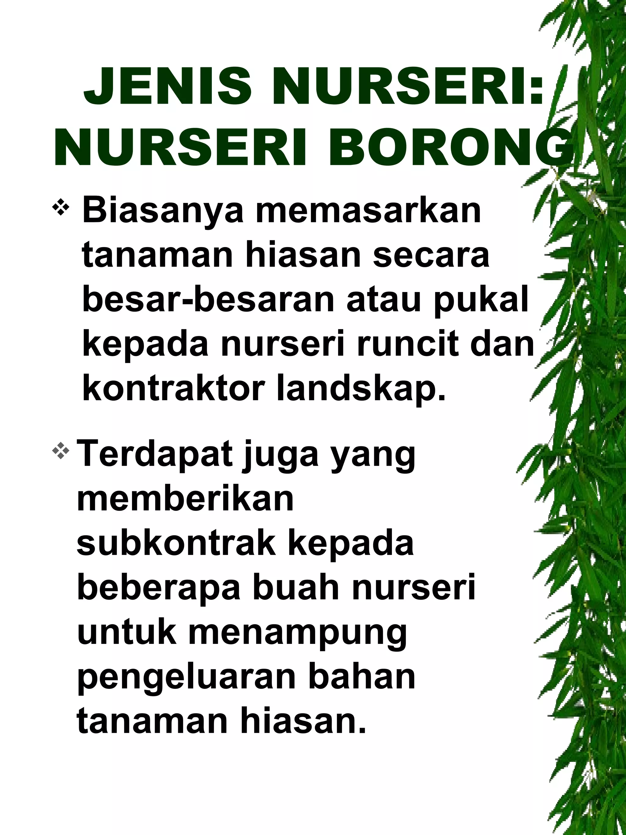 Pengenalan kepada nurseri | PPT