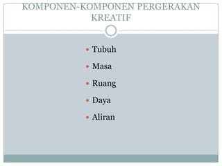 Pengenalan kepada pendidikan pergerakan | PPTX
