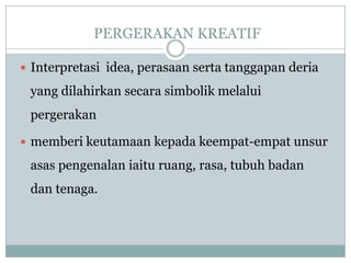 Pengenalan kepada pendidikan pergerakan | PPTX