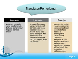 Pengenalan kepada pengaturcaraan komputer | PPTX